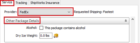 FedEx: Ship Alcohol or Dry Ice – ShipWorks