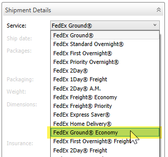 FedEx: Ship with Ground® Economy – ShipWorks