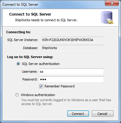 Troubleshooting: Can't Connect to SQL Server – ShipWorks