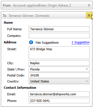 Address Validation - Domestic – ShipWorks